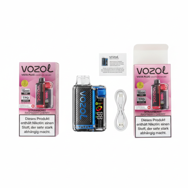 Vozol Refillable Vape Kit, Long-Lasting Battery Vape Pen Starter Kit ...