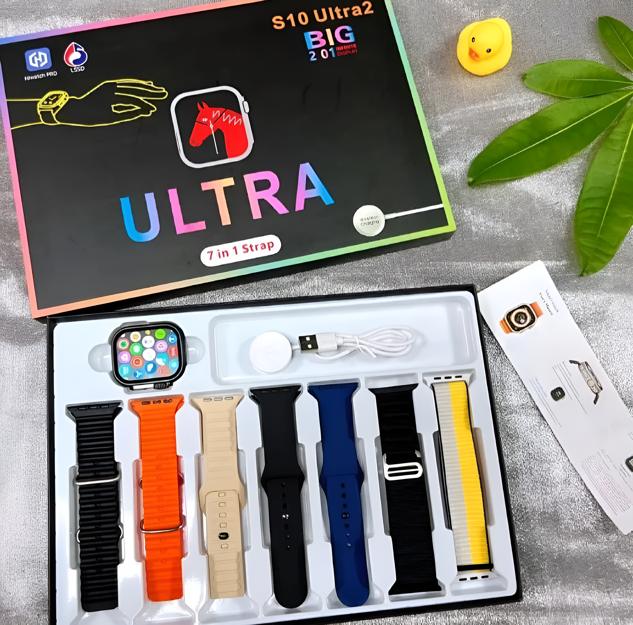 S10 Ultra 2 Smart Watch for Kids & Adults | 7 Straps | Titanium Body ...
